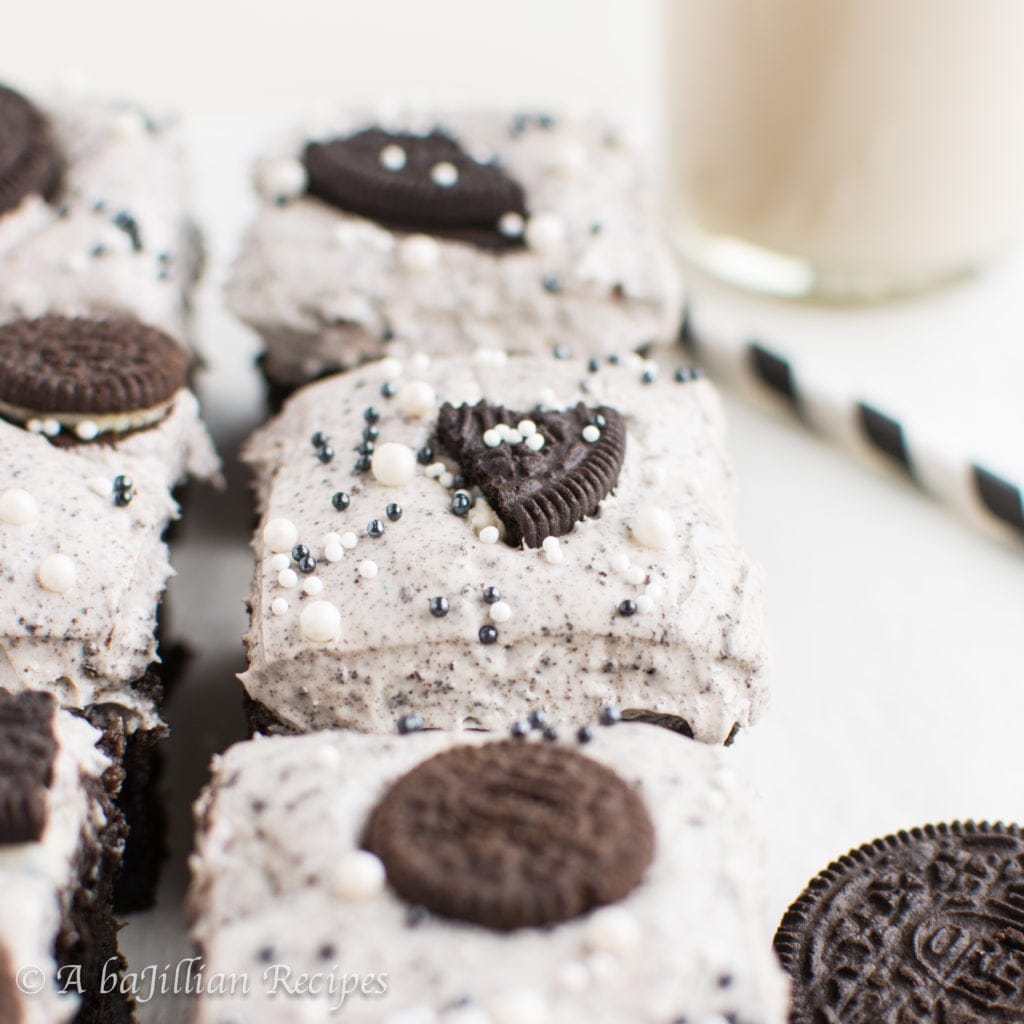 Triple Oreo Brownies - A baJillian Recipes