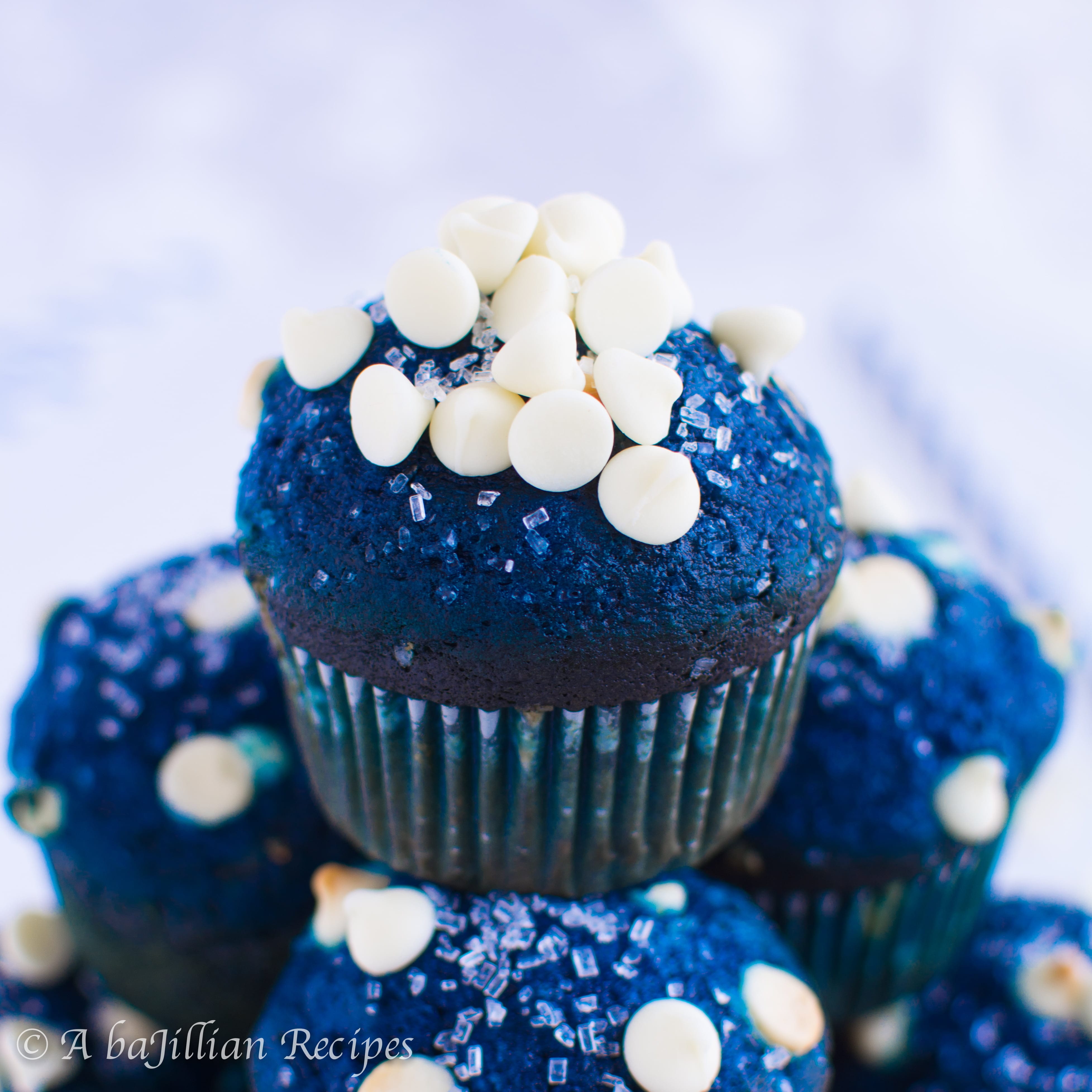Blue Velvet Muffins - A baJillian Recipes